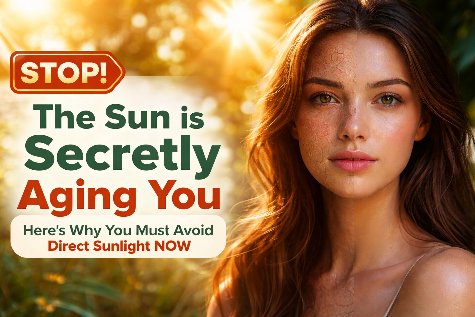 “STOP! The Sun Is Secretly Aging You — Here’s Why You Must Avoid Direc ...